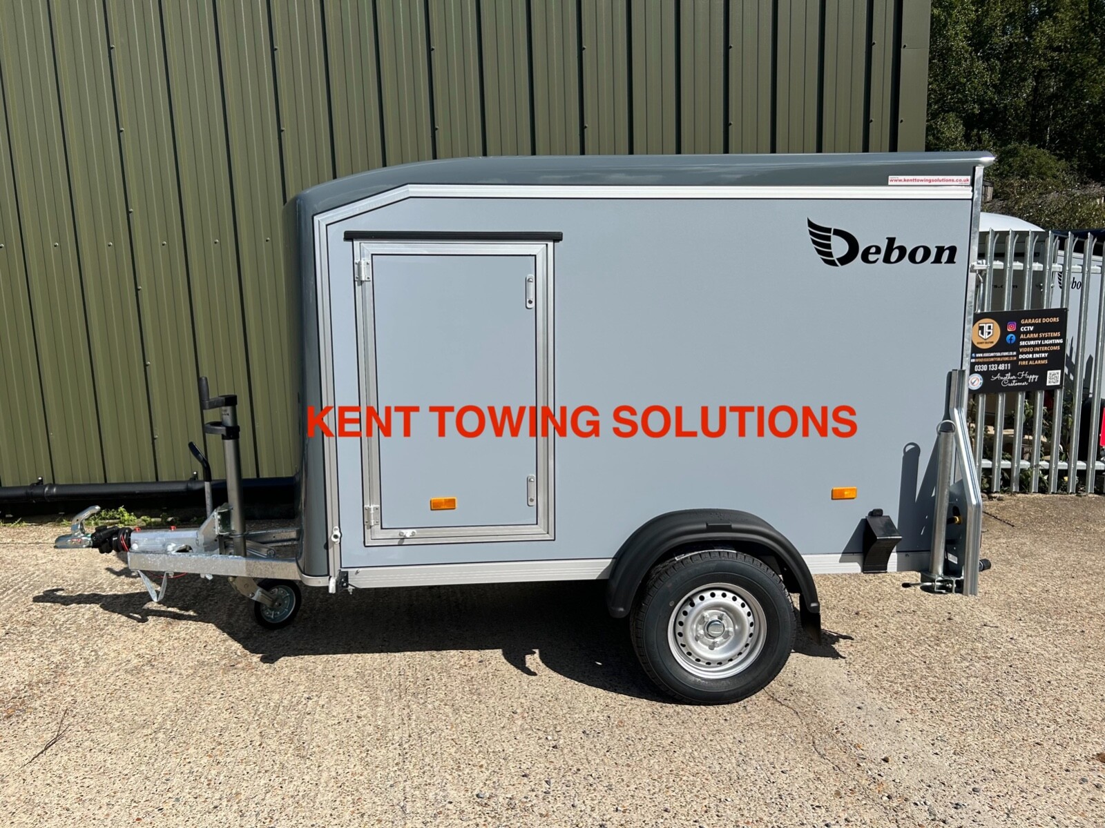 New Debon C255 Box Trailer Van Bike Quad 1300KG MGW INC SIDE DOOR AND ...