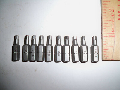 1" Square Insert Bits Screw Tips , 10 R2 , USA 10PCS | eBay