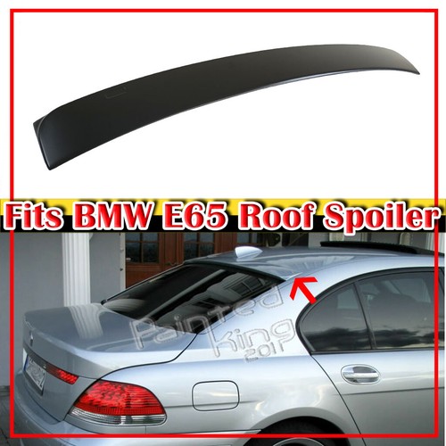Fit For BMW E65 E66 7-Series A Type Roof Window Spoiler Rear Wing 02-08 ...