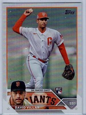 2023 TOPPS Silver Foil David Villar RC | eBay