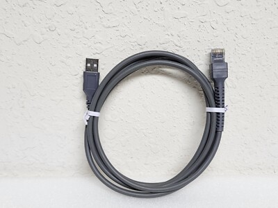 Zebra - Cable for LS2208 Series Handheld Scanner - Gray - CBA-U01 ...