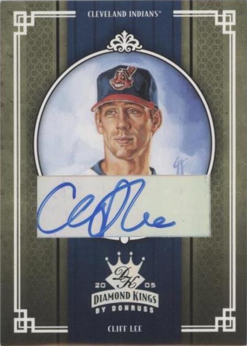 2005 Donruss Diamond Kings - Cliff Lee #341 Silver Signatures /100 (AU ...