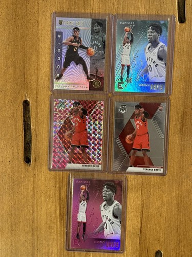 (5) Terence Davis Toronto Raptors Rookie Prizm Lot | eBay