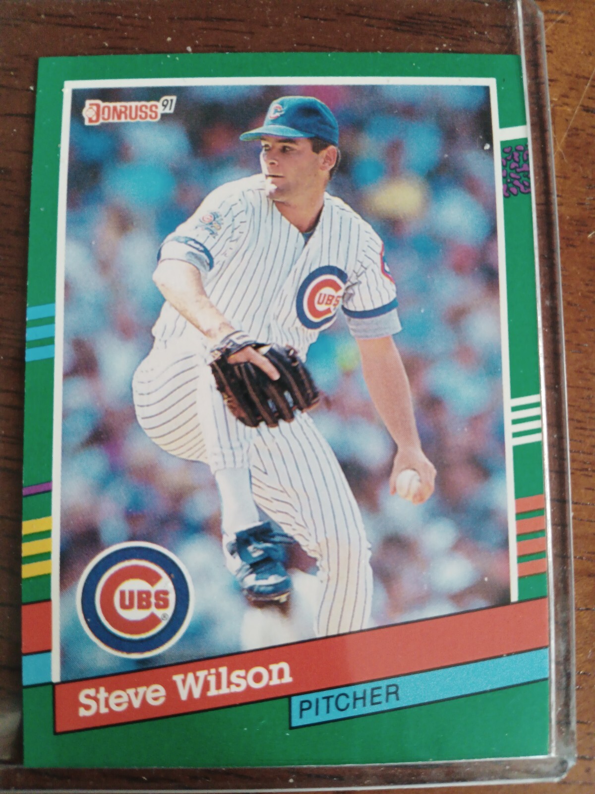 STEVE WILSON CUBS 1991 SERIES 2 DONRUSS BASEBALL CARD #519 | eBay