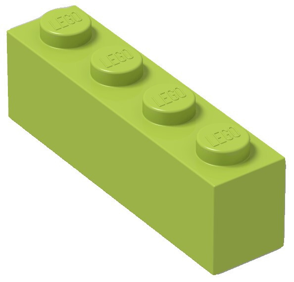 ☀️NEW LEGO 50x LIME GREEN Bricks 1x4 Building Block Pieces Bulk Lot ...