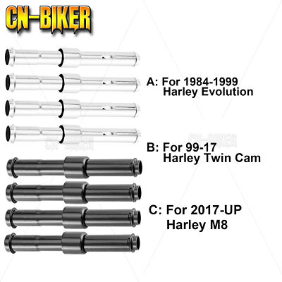 Pushrod Cover Tube Kits For Harley TWIN CAM / M8 / Evolution EVO ...