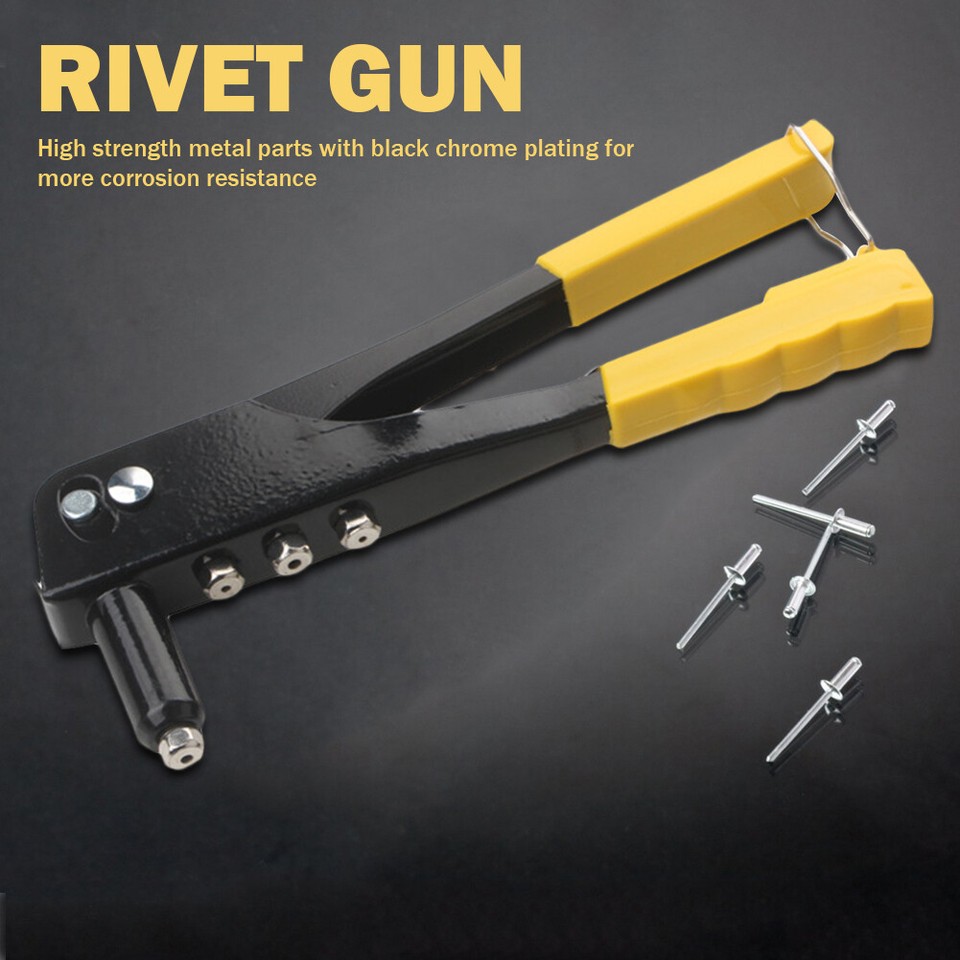 ~ Manual Rivet Gun Tool Anti-rust Rivet Machine Removable DIY for Metal ...