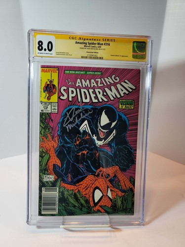 Amazing Spider-Man Vol 1 #316 CGC SS 8.0 Signed by David Michelinie | eBay