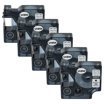 5x Cinta etiquetas para Dymo 2000 5500 4500 3500 negro blanco | eBay
