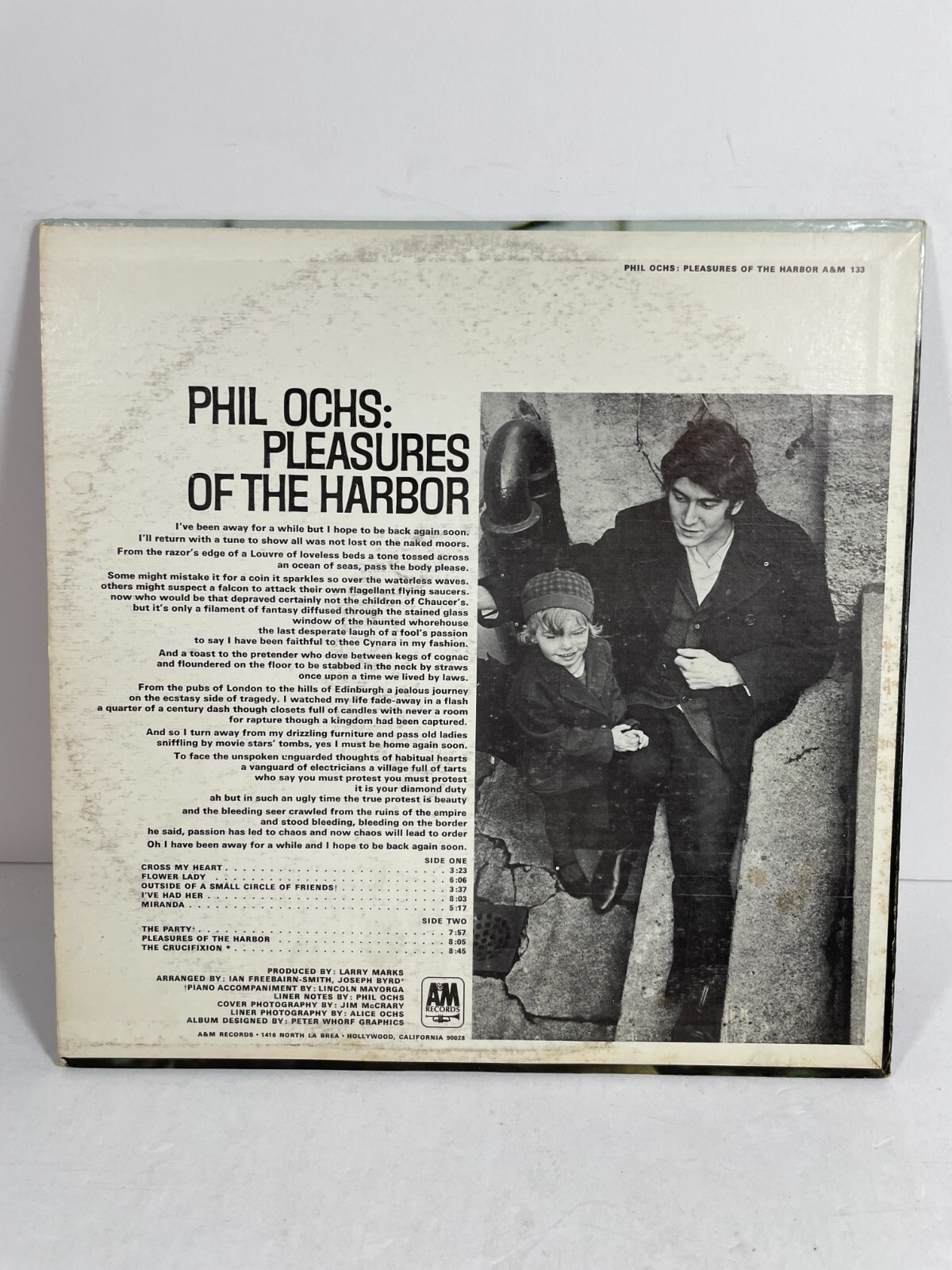 Phil Ochs Pleasures of the Harbor Record Album Vinyl LP | eBay