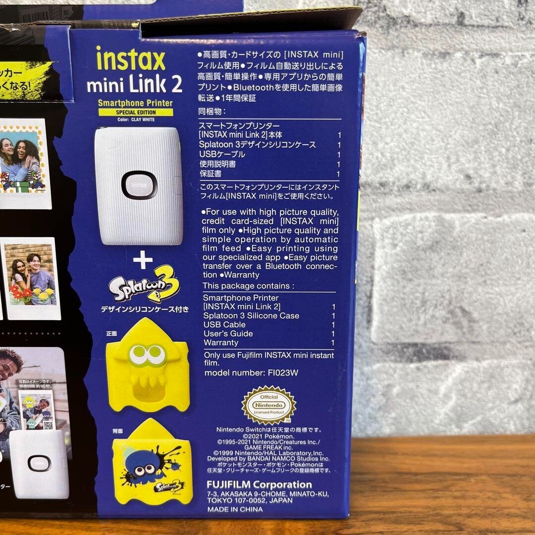 Splatoon 3 Cheki instax mini Link 2 Special Smartphone Printer Nintendo ...