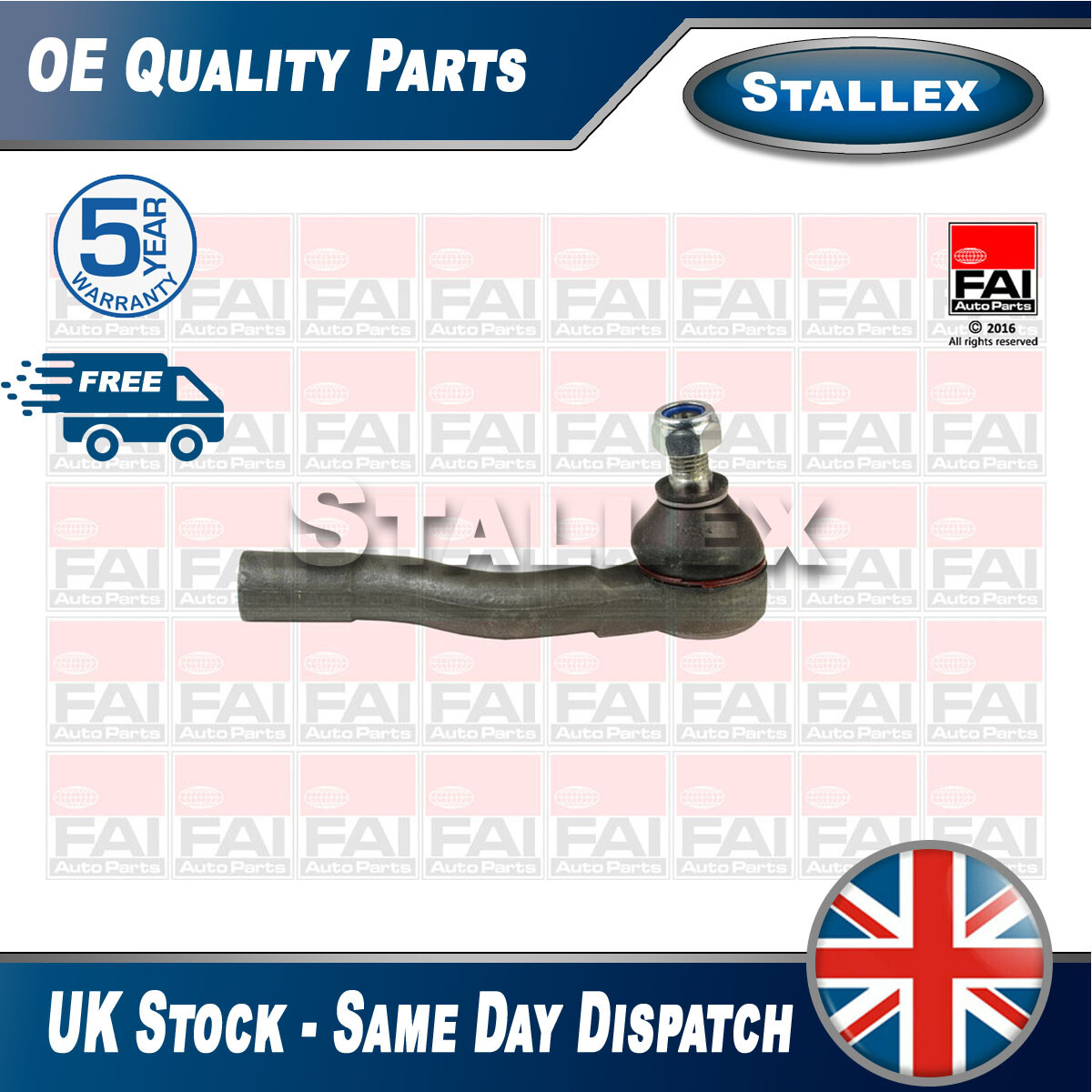 Fits Daewoo Lacetti Chevrolet Tie Rod End Front Right Stallex 96407486 ...