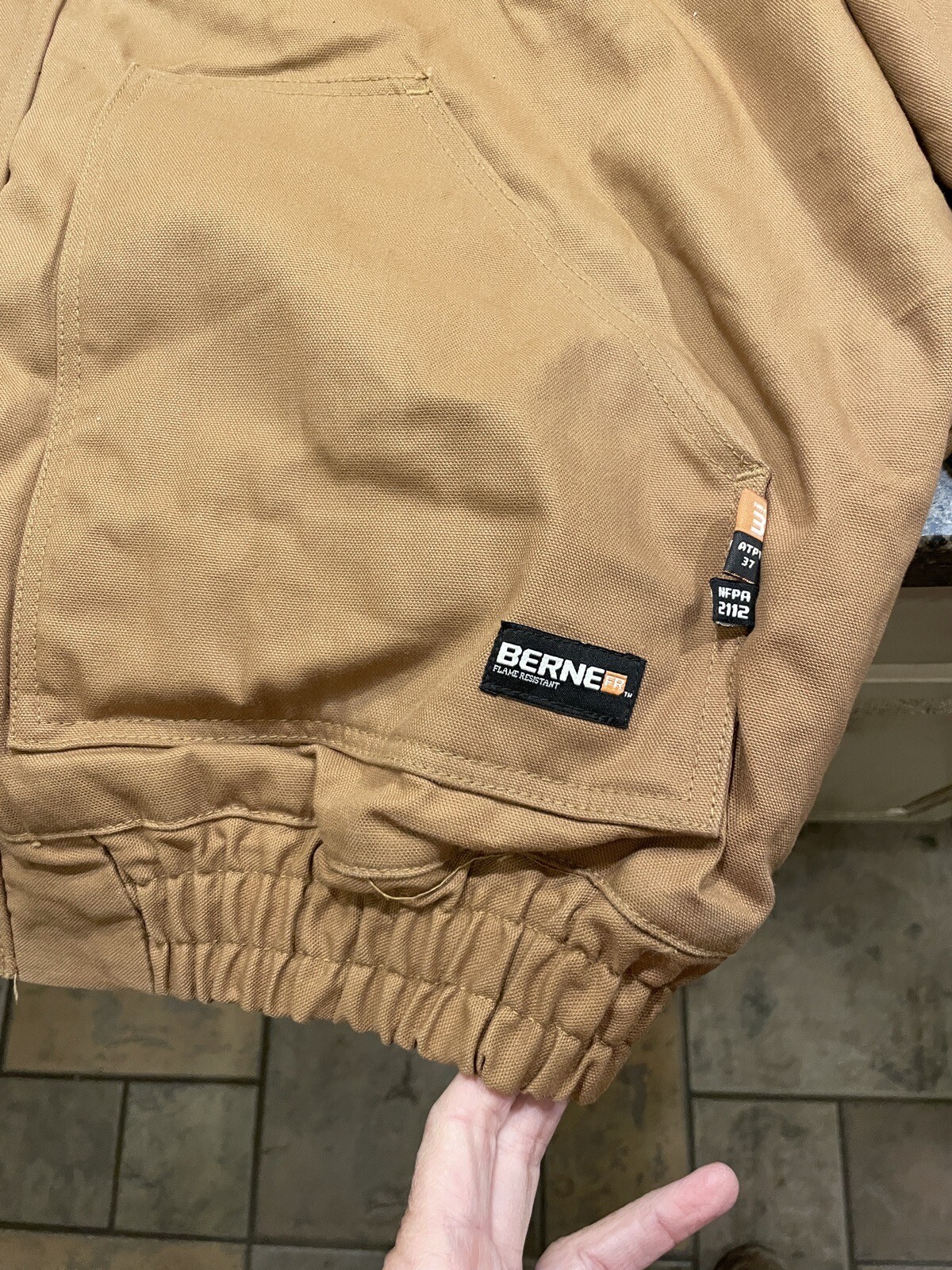 Berne FR HRC 3 ATPV 37 Coat Jacket Mens 3XL Tall Tan Brown Duck Canvas ...