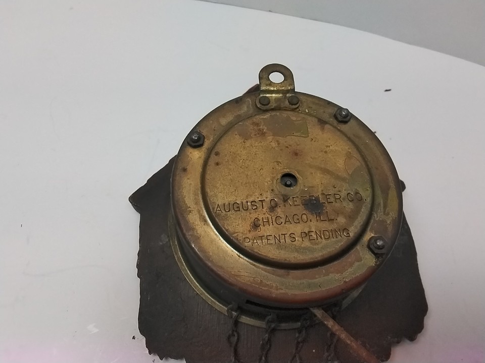 August G Keebler Wall Clock Mechanical | eBay