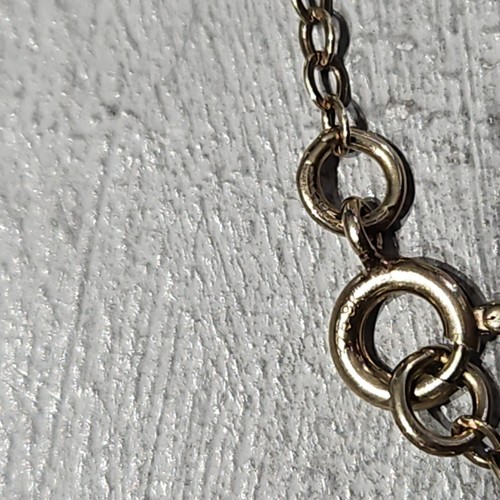 9ct Yellow Gold Flat Disc Curb Chain Necklace 20 Inch | eBay