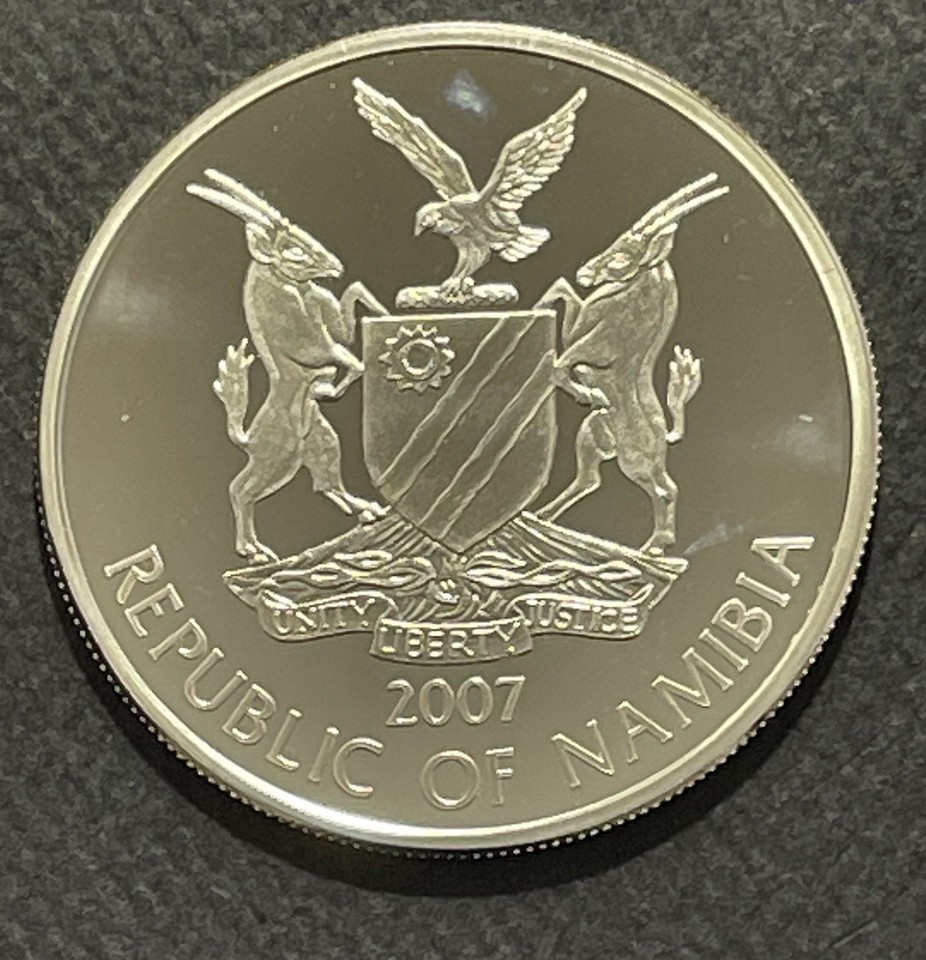 Namibia 2007 $10 Proof Silver Coin: Endangered Wildlife-Zebra | eBay