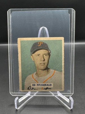 1949 BOWMAN! ED FITZGERALD! PITTSBURGH PIRATES! #109 VG CONDITION! | eBay