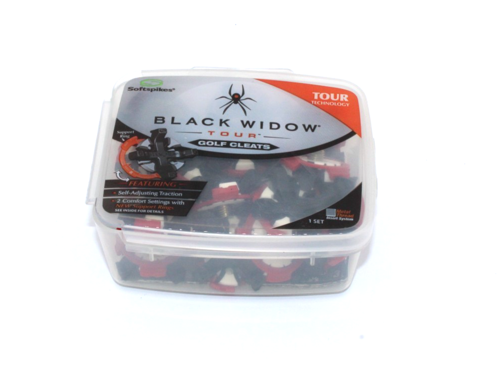 NEW Softspikes Black Widow Tour Small Metal Thread Golf Spikes Cleats ...