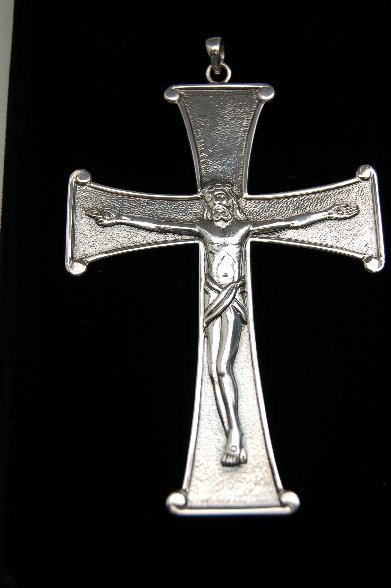 + All Sterling Silver Bishop's Pectoral Cross + 4 5/8" + chalice co. | eBay