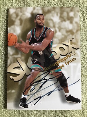 1998-99 Skybox Autographics GEORGE LYNCH Autograph On Card Grizzlies | eBay