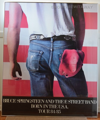 Original Rare Huge BRUCE SPRINGSTEEN Born in the USA Concert Poster ...