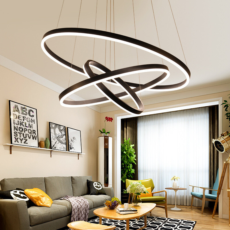 Ring Cir Modern Pendant Lighting Modern Pendant Light Led Rings Circle