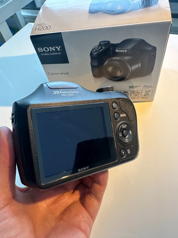 Sony Cyber-shot DSC-H200 20.1 MP Digital Camera 26x Optical Zoom TESTED ...