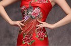 Women's Elegant Embroidery Chinese Retro Ball Gown Wedding Evening ...