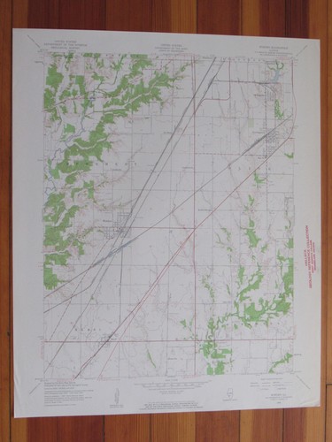 Worden Illinois 1959 Original Vintage USGS Topo Map | eBay