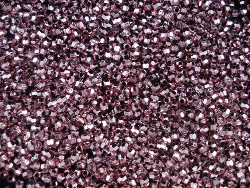 Beads 4mm Faceted Light Puce 25g Plastic DIY Jewellery Craft Spacer | eBay