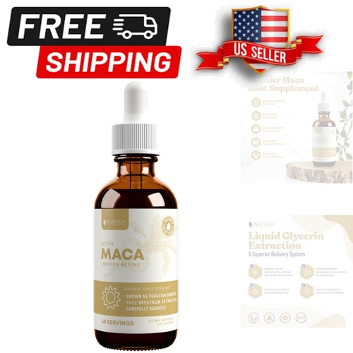 Organic Maca Root Extract - Liquid Formula for Enhanced Vitality ...