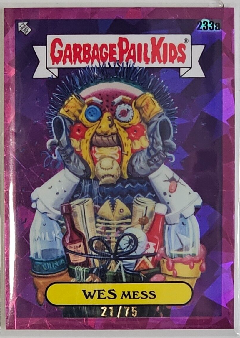 2023 GPK Garbage Pail Kids Sapphire 233a WES Mess Fuchsia 21/75 | eBay