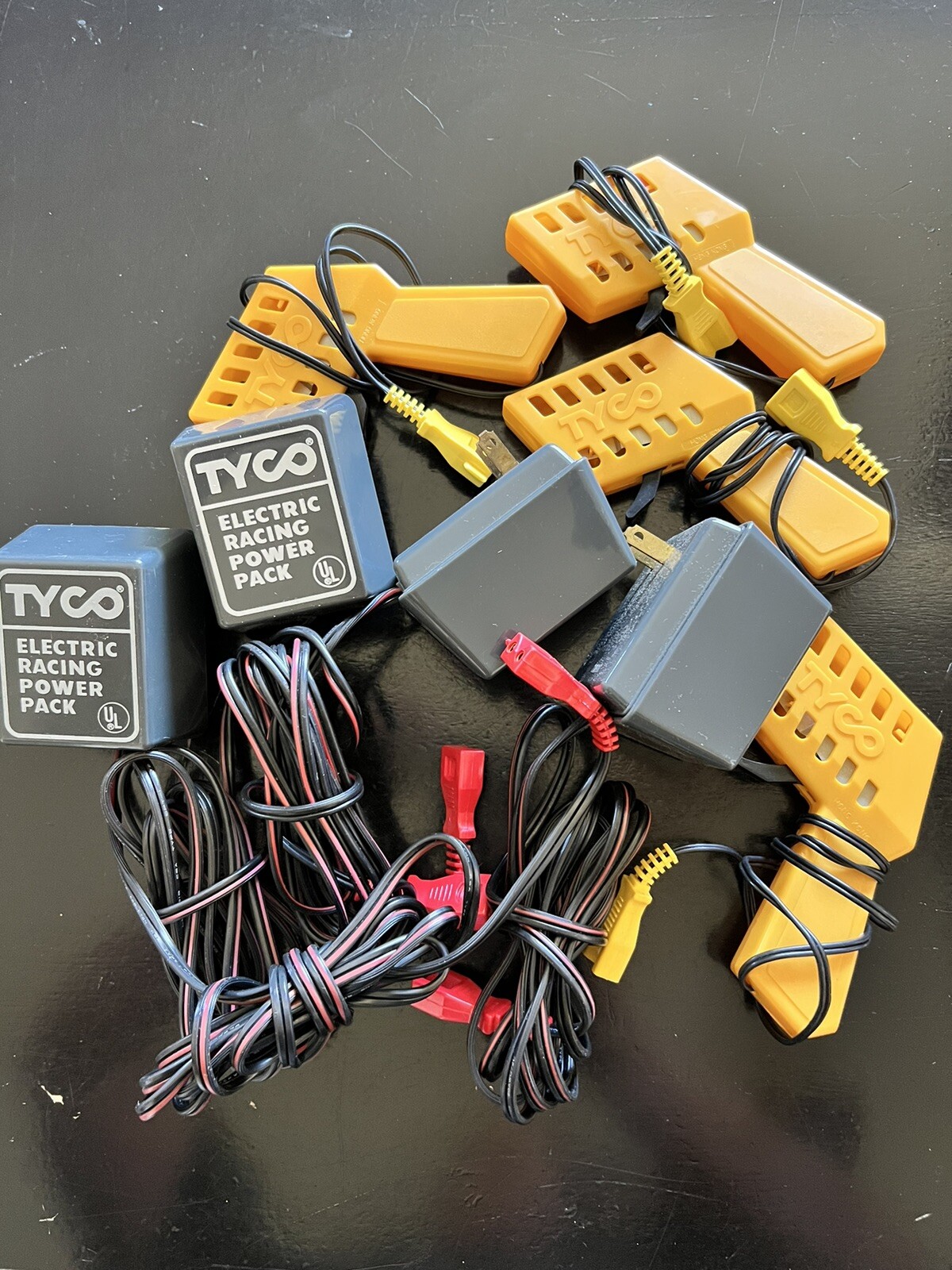 Lot of 4 Vintage Model Train Power Supplies Tyco Electric Power Racing ...