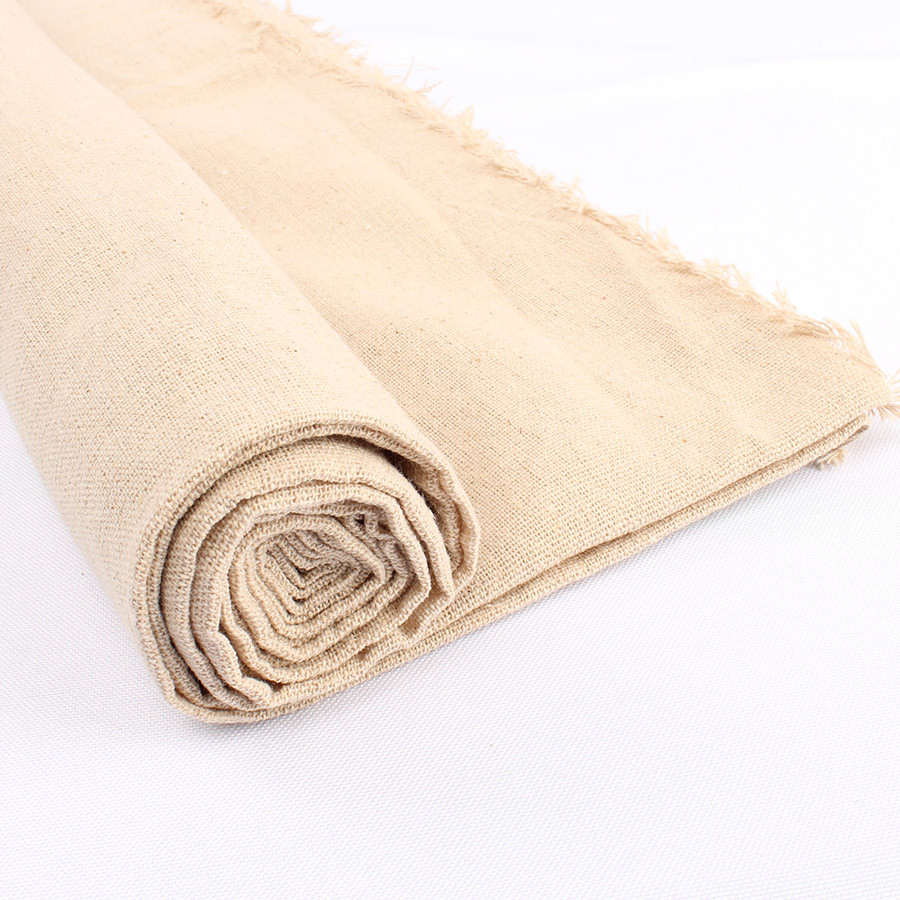 Solid Color Linen Fabric Natural Linen White Cloth For Curtains by the ...