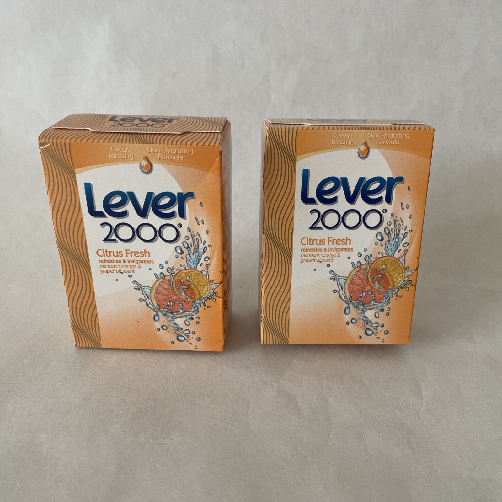 Lot of 2 Lever 2000 Citrus Fresh Bar Soap 4 oz Discontinued Retired NOS ...