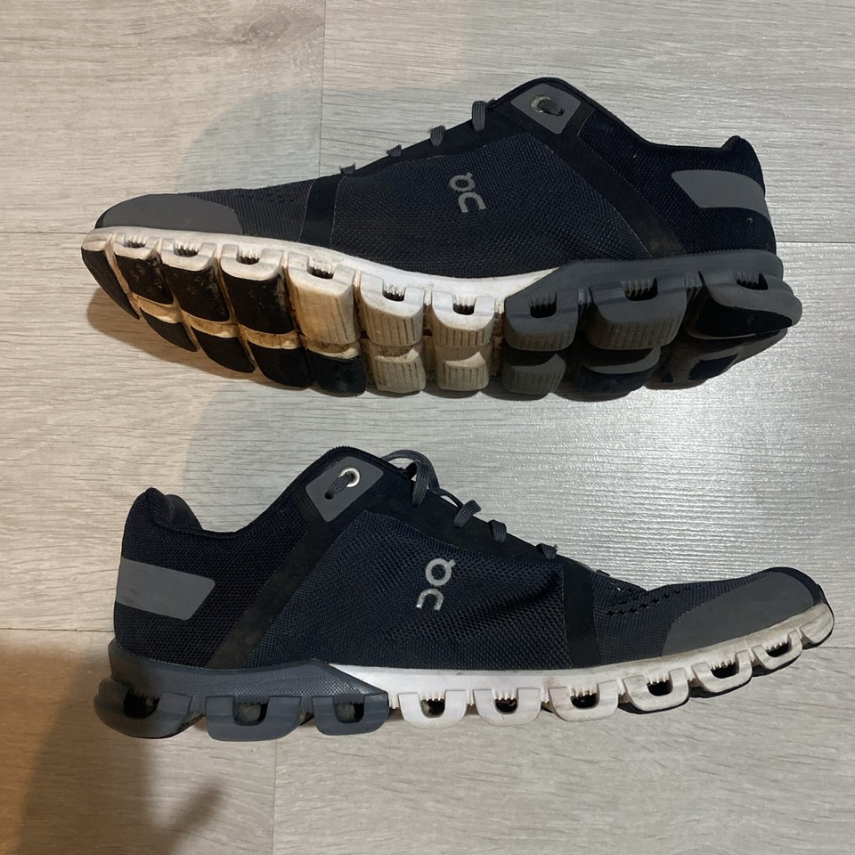 ON CLOUD HELION CLOUDTEC TRAINERS RUNNING SHOES BLACK & GREY MEN’S U.K ...