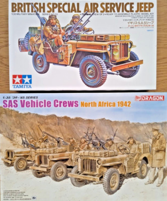 SPECIAL OFFER: BRITISH SAS JEEP (TAMIYA) & SAS Vehicle Crews (DRAGON ...