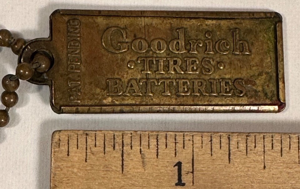 1940 Nebraska Goodrich Keychain license plate tag | eBay