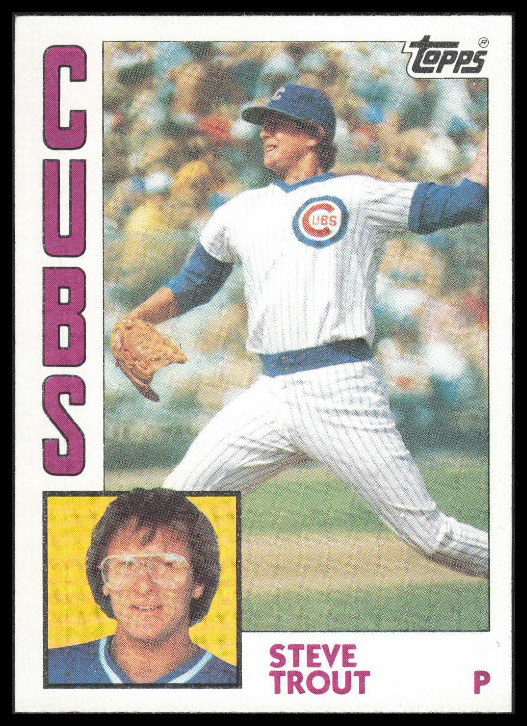 1984 Topps Steve Trout #151 Chicago Cubs 33G | eBay