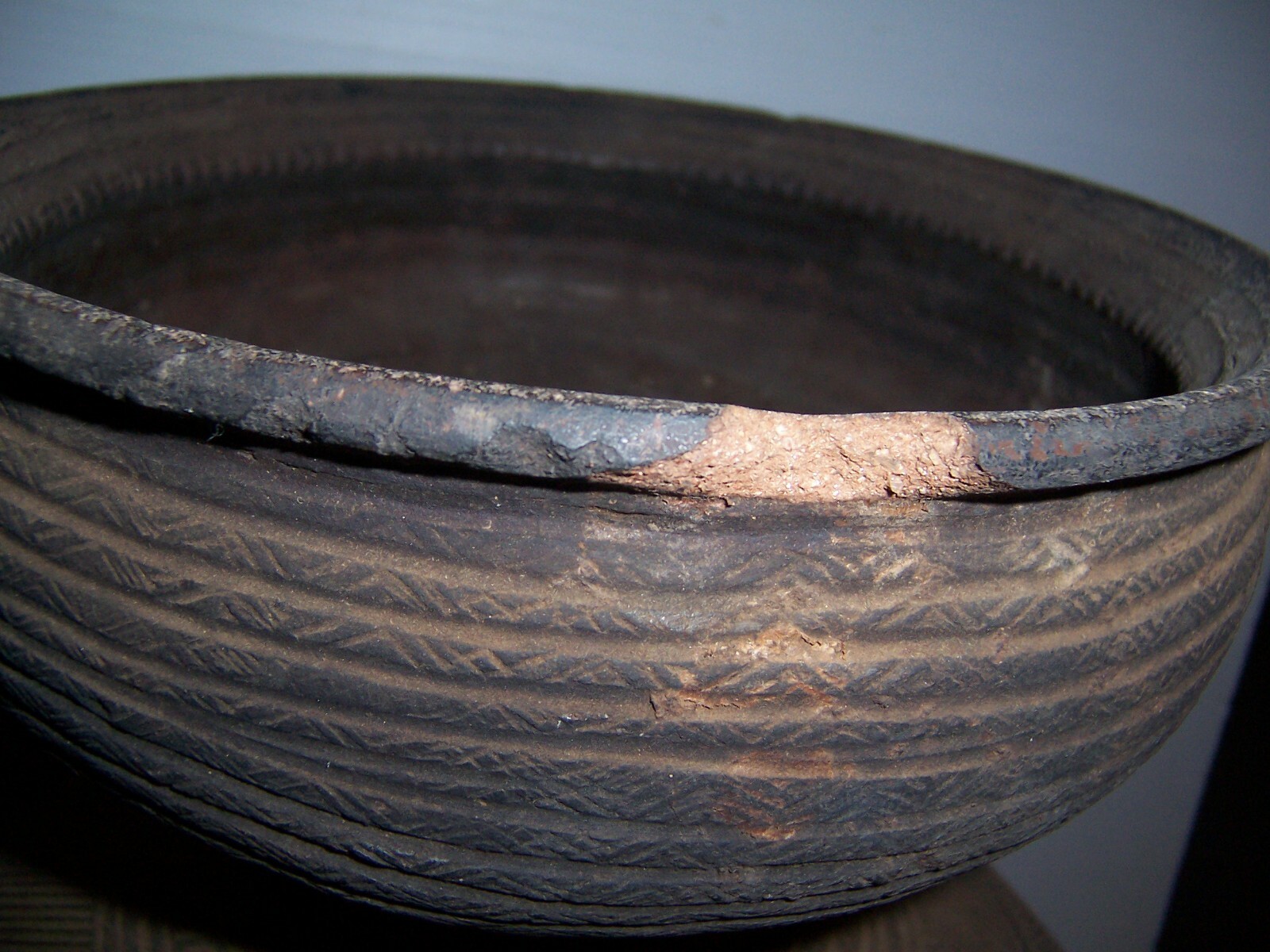 Vintage Mid 20th Century Nigeria Africa Nupe Pottery Water Vessel Jar ...