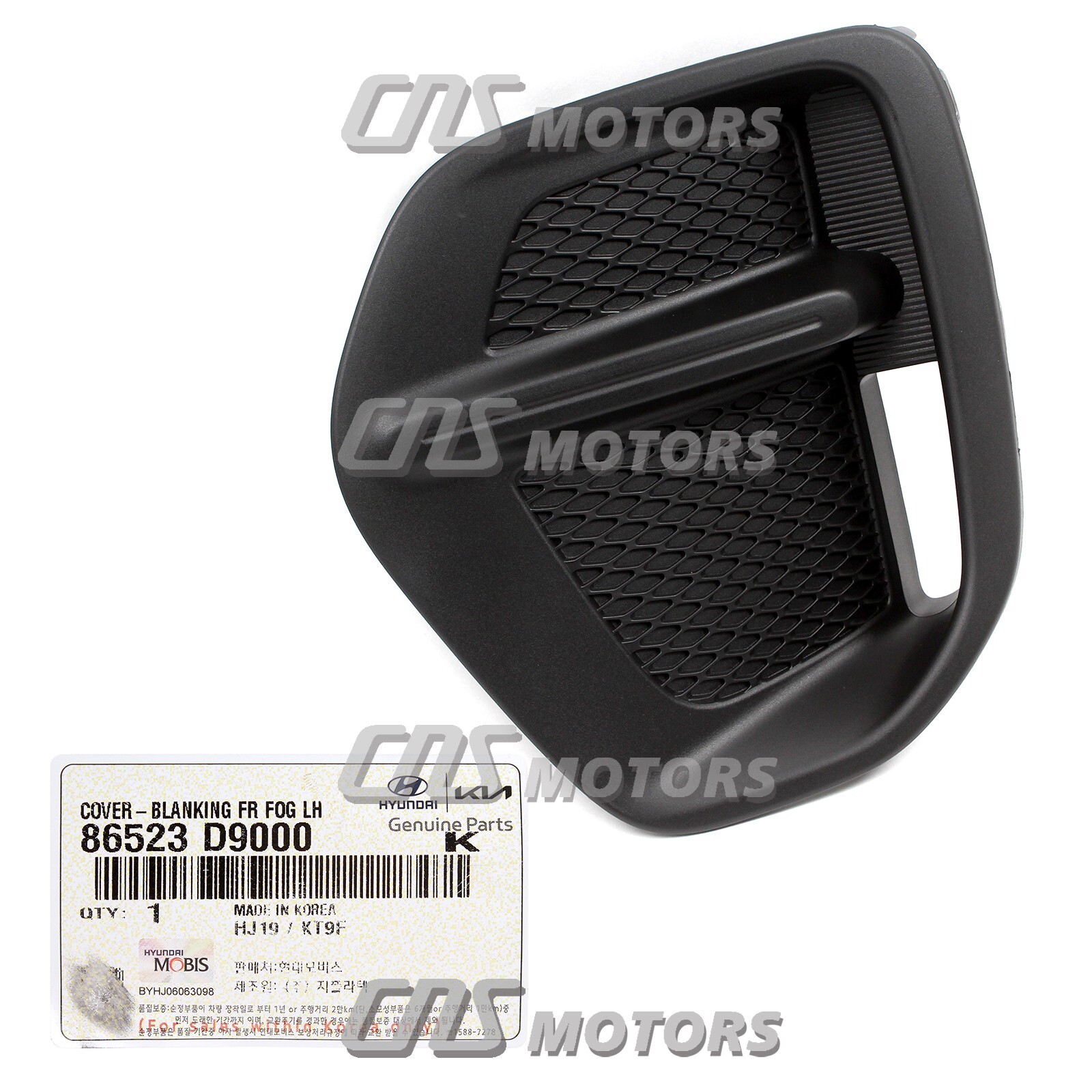 GENUINE Front Fog Grille Hole Cover DRIVER for 17-19 Kia Sportage ...