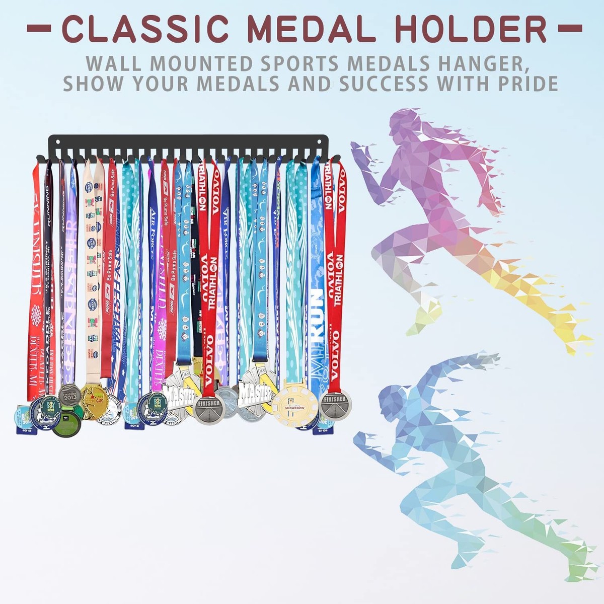 Medal Hanger Display Buy Miayork Medal Holder Display Hanger Rack Frame ...