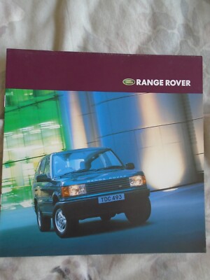 Range Rover brochure 1997 ref RR/84/97 | eBay UK