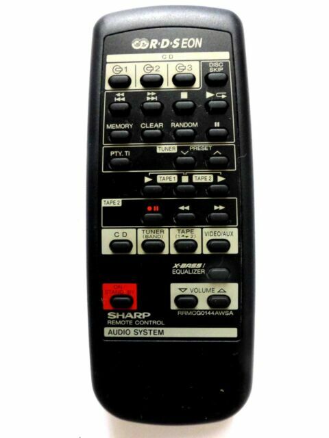 Sharp HIFI Remote Control RRMCG0144AWSA for Cdc413h Cdc421h for sale ...