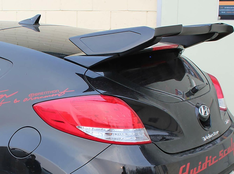 Rear Wing Spoiler GT Wing type Ver.3 for 2011 2017 Hyundai Veloster ...
