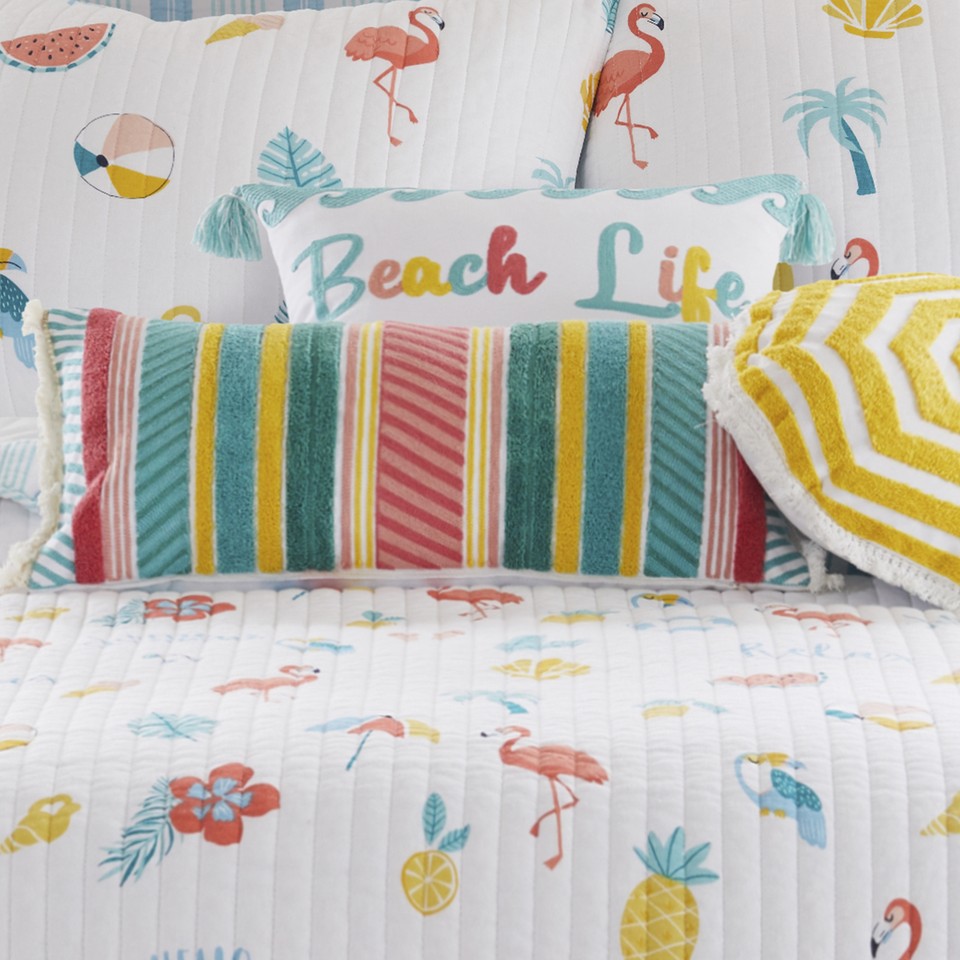 Summertime Stripes Pillow- Levtex Home | eBay