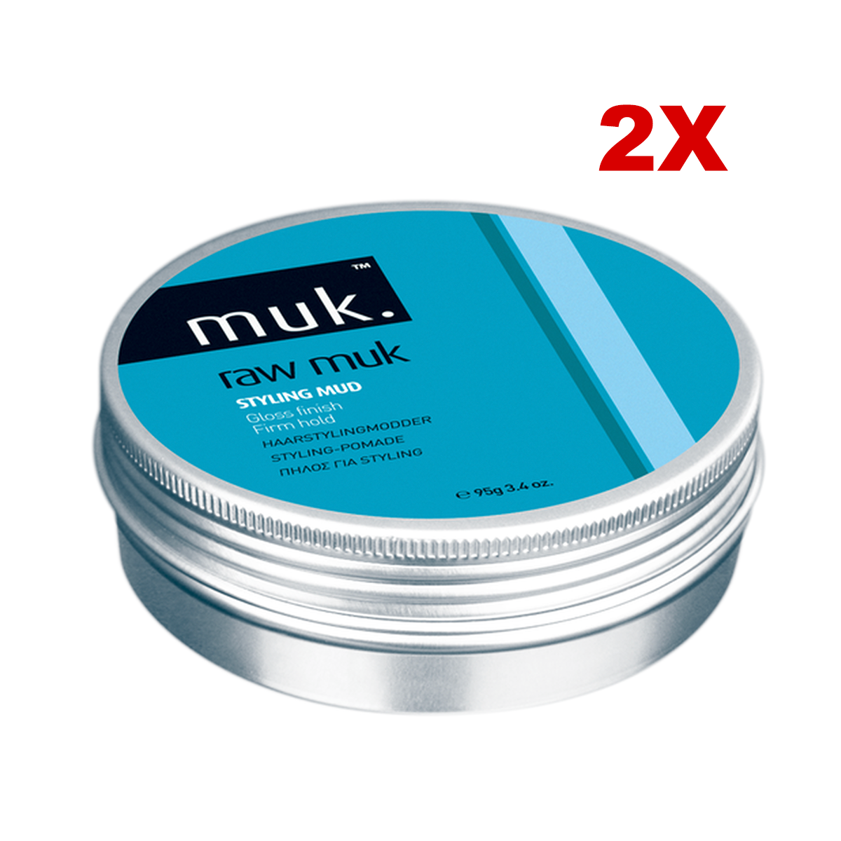 MUK Hair Styling Hard Dry Filthy Raw Muk Firm Hold Gloss Finish Styling ...