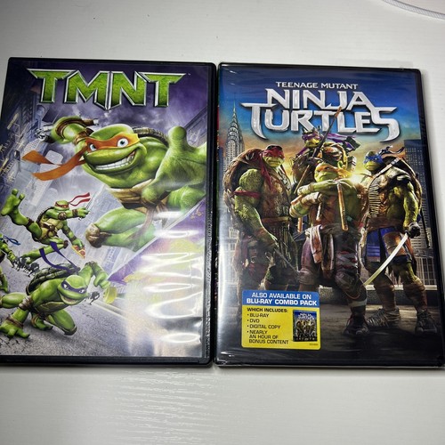 TMNT (Teenage Mutant Ninja Turtles) (DVD, 2007) & 2014 Movie with Megan ...
