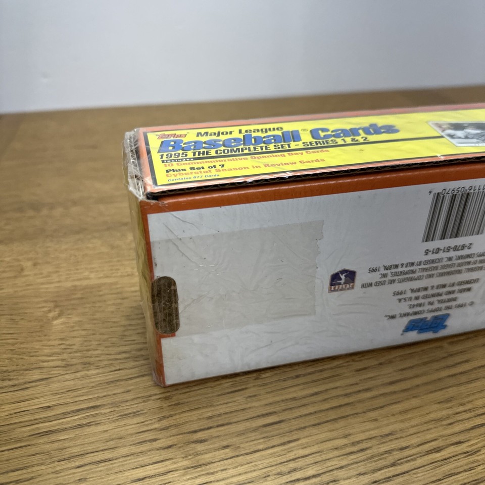 1995 Topps Complete Set 677 Baseball Trading Card FACTORY SEALED & 1993 ...