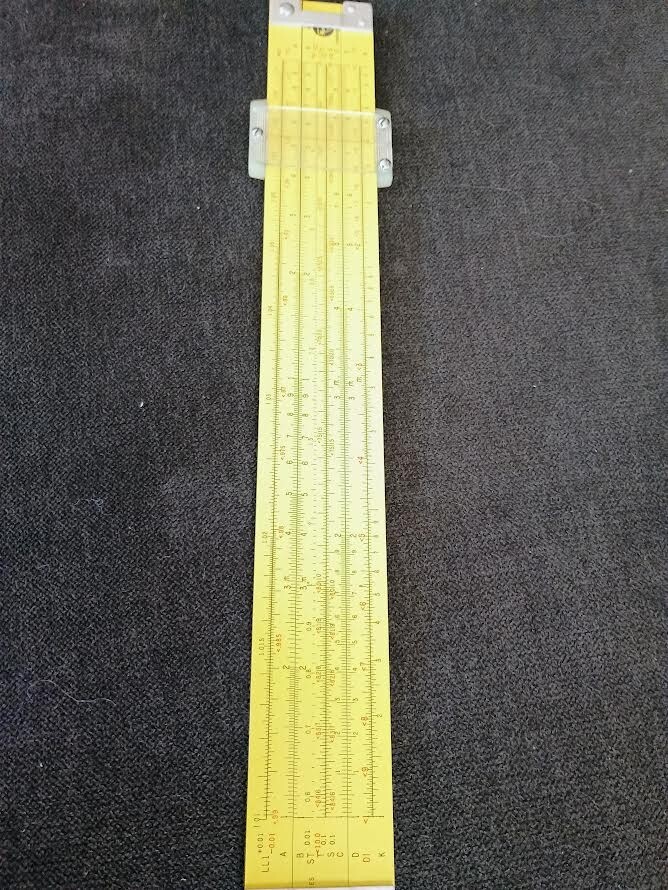 Pickett Model N 800 ES Slide Rule Vector- original packaging and user's ...